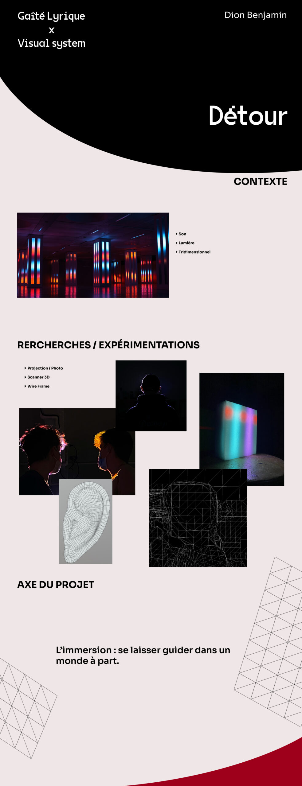 Détour – Visual system | Benjamin Dion